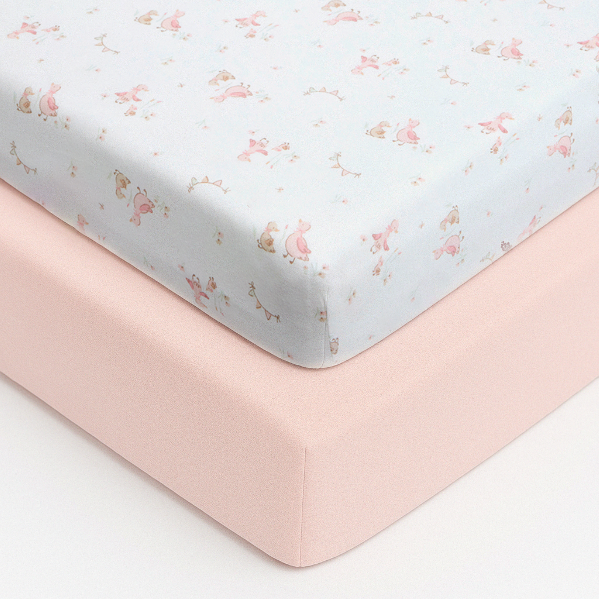 Cot Sheets - 120 x 60cm - 2 Pack | Baby Elegance – Baby Elegance Wholesale